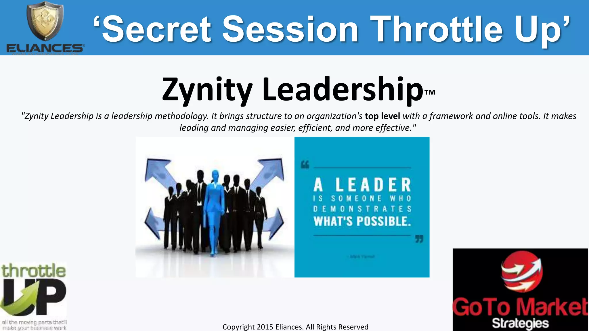 Eliances secret session Jim Miller throttle up go to market | PPTX ...