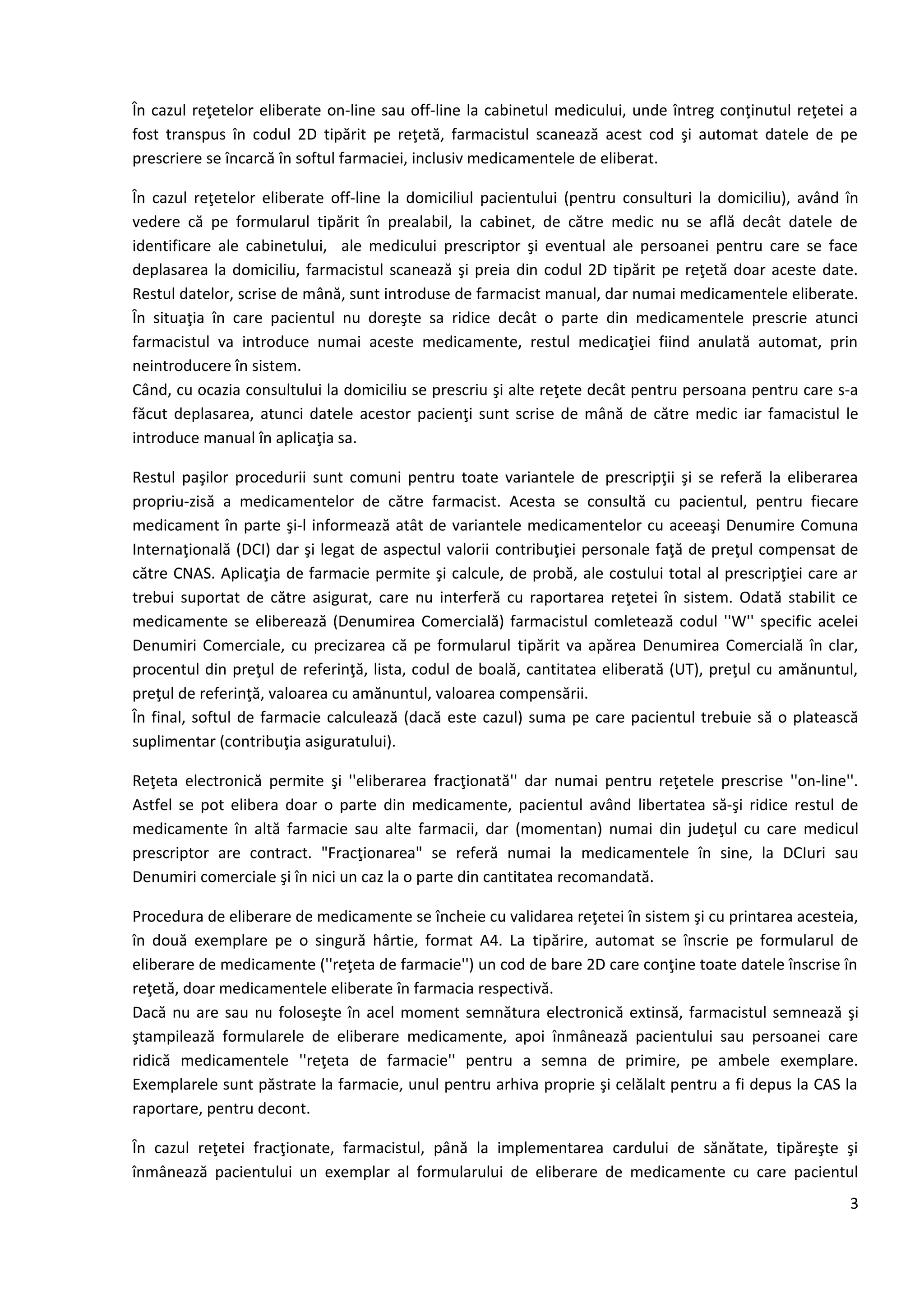 Eliberare reteta -_ghid_proceduri_e_rp | PDF