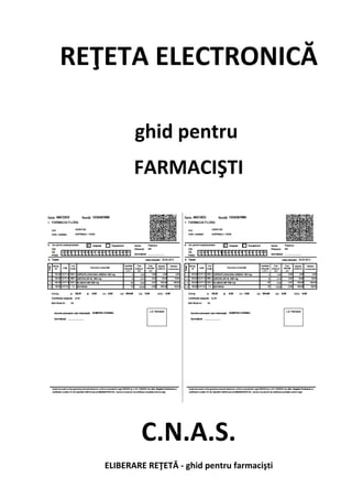 Eliberare reteta -_ghid_proceduri_e_rp | PDF