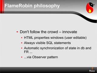 "About Firebird and Flamerobin" by Marius Popa @ eLiberatica 2007 | PPT