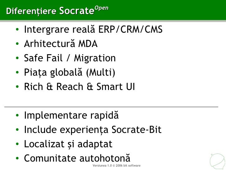 "Open Source in the ERP CRM solutions arena Case study SocrateOpen po…