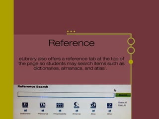 eLibrary presentation (How to Search) | PPT