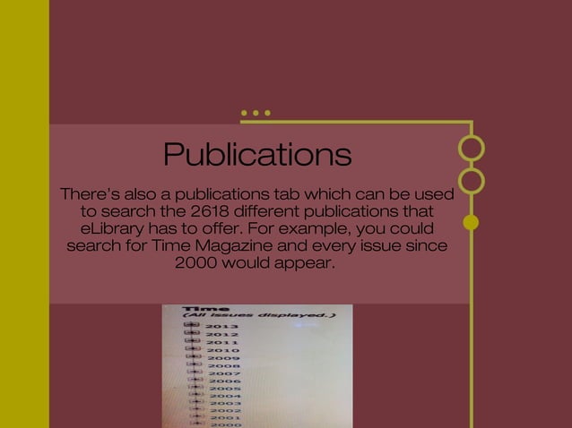 eLibrary presentation (How to Search) | PPT