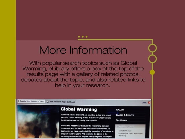 eLibrary presentation (How to Search) | PPT
