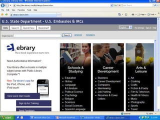 Elibrary usa presentation | PPTX