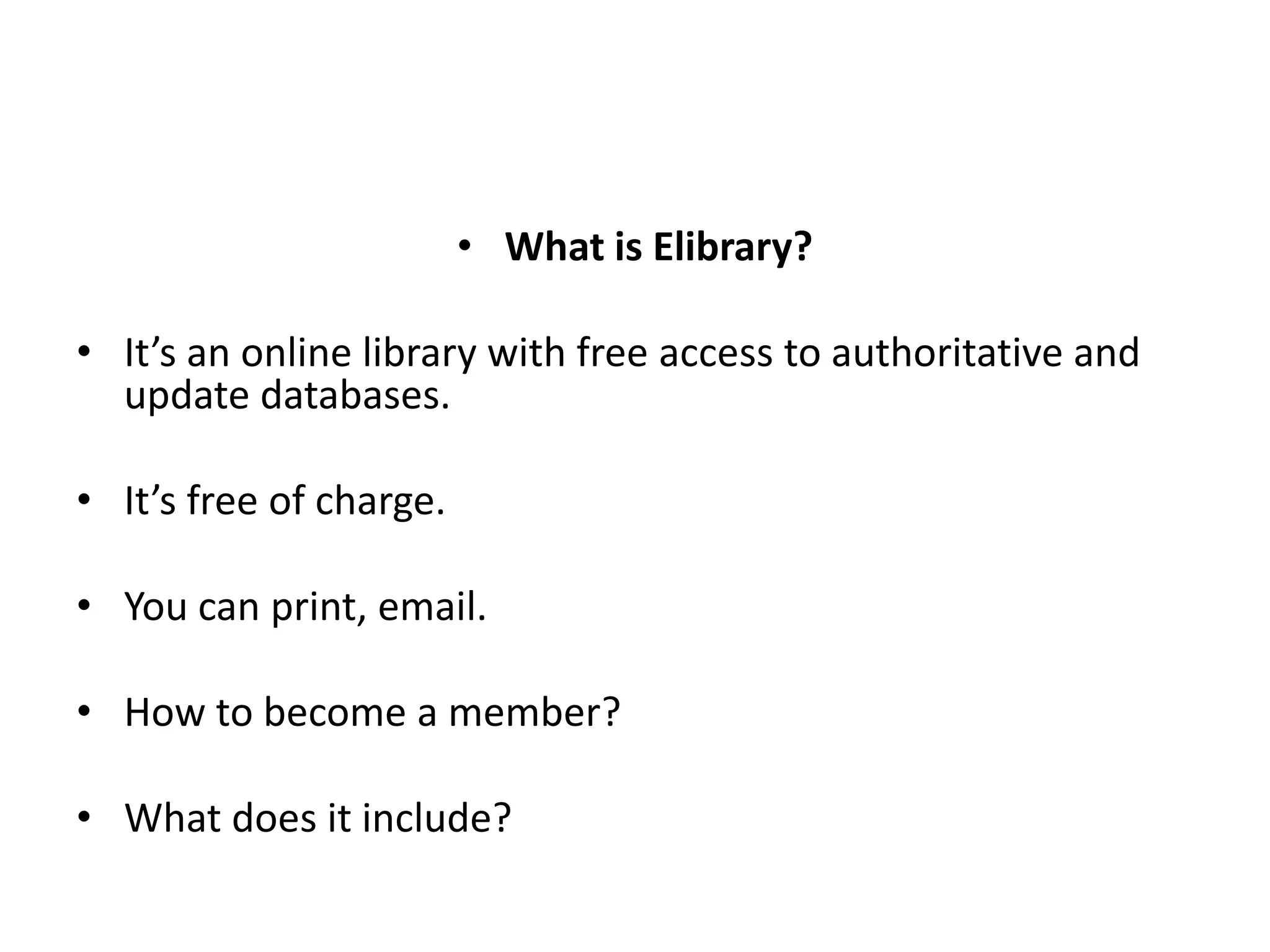 Elibrary usa | PPTX