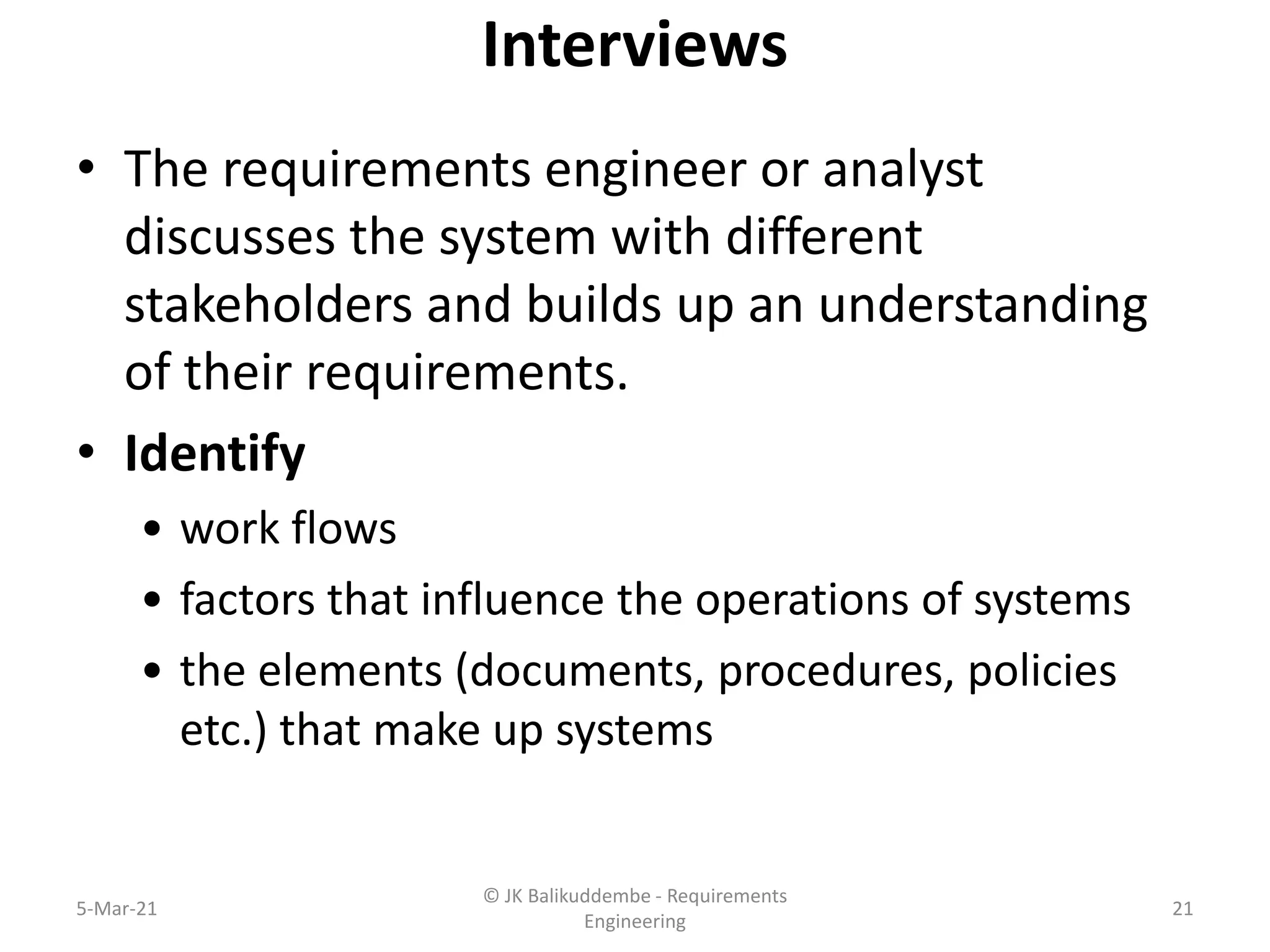 Elicitation.As the first step in Requirements Engineering | PDF