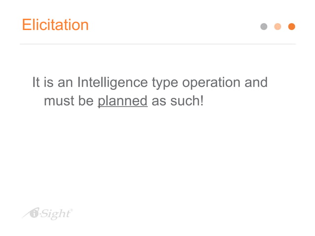 Investigation Interview: Elicitation Techniques | PPT | Science