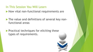 Eliciting non functional requirements | PPT