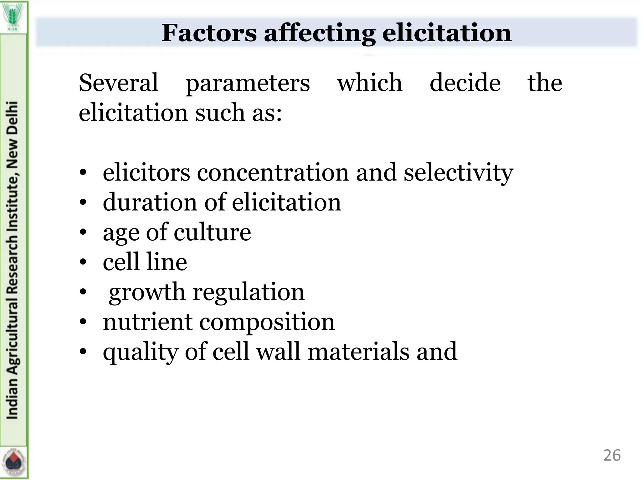 Elicitors | PPTX