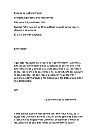 El Idefá: ¿Qué es? | PDF