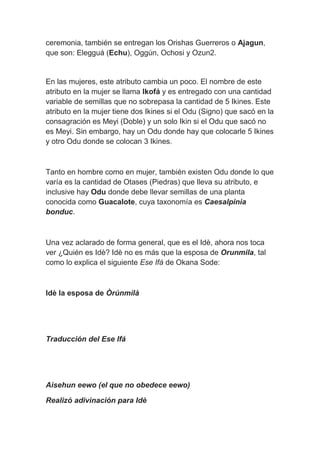 El idefa El Idefá: ¿Qué es? | PDF