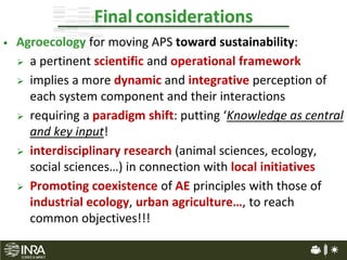 Livestock and Agroecology: Redesigning animal production systems | PPT