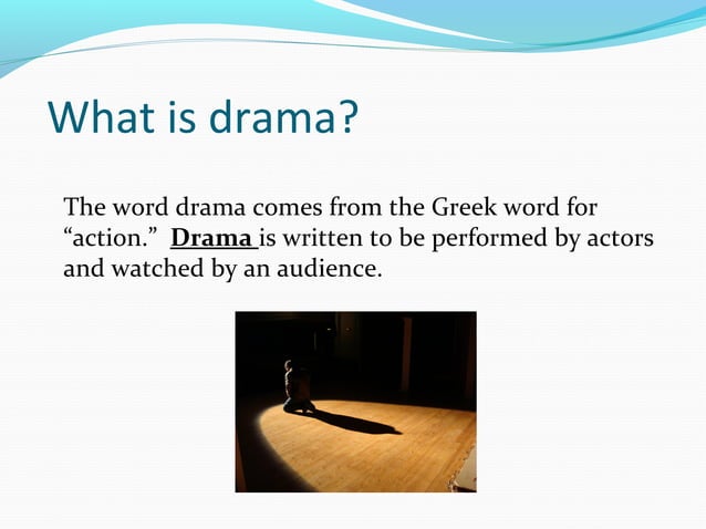 Eli eng125 intro to drama | PPT | Musicals | Genres