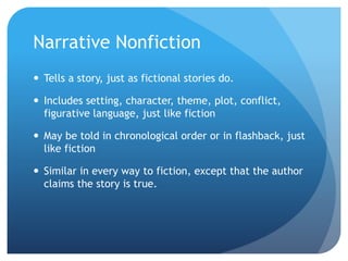 Eli eng125 intro to non fiction | PPTX