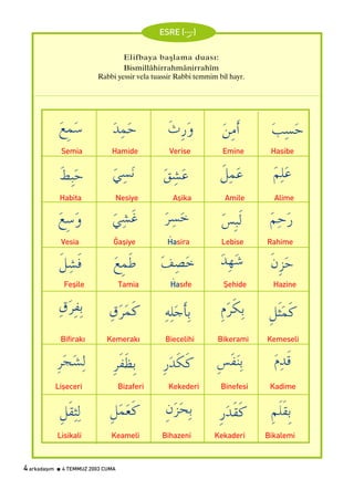 Elif Ba Dersi Www.Gelresule.Tr.Gg A5 01 32 | PDF