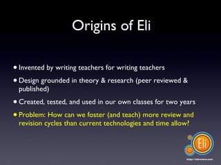 Eli Workshop PowerPoint | PPT