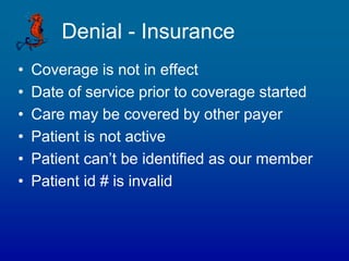 Denial Management - Medical billing | PPTX