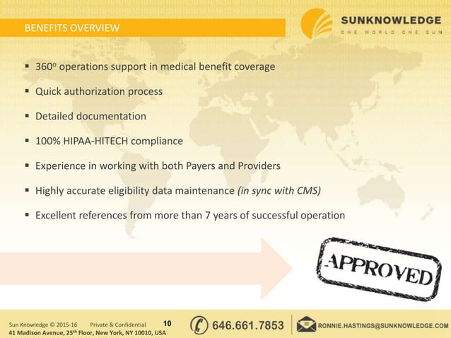 Eligibility & Authorization Verification by sun knowledge | PPTX