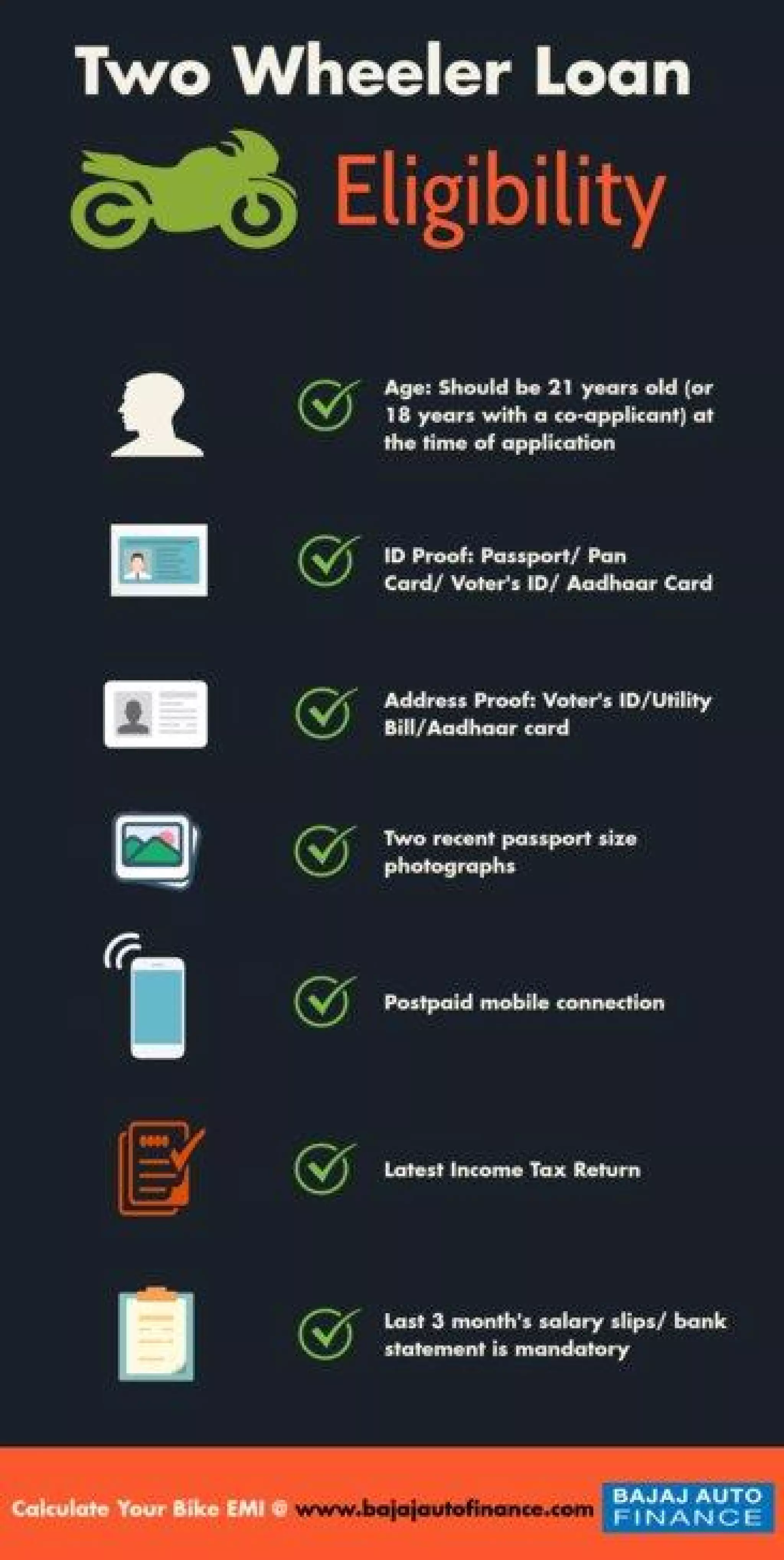 Eligibility criteria for two wheeler loans | PDF