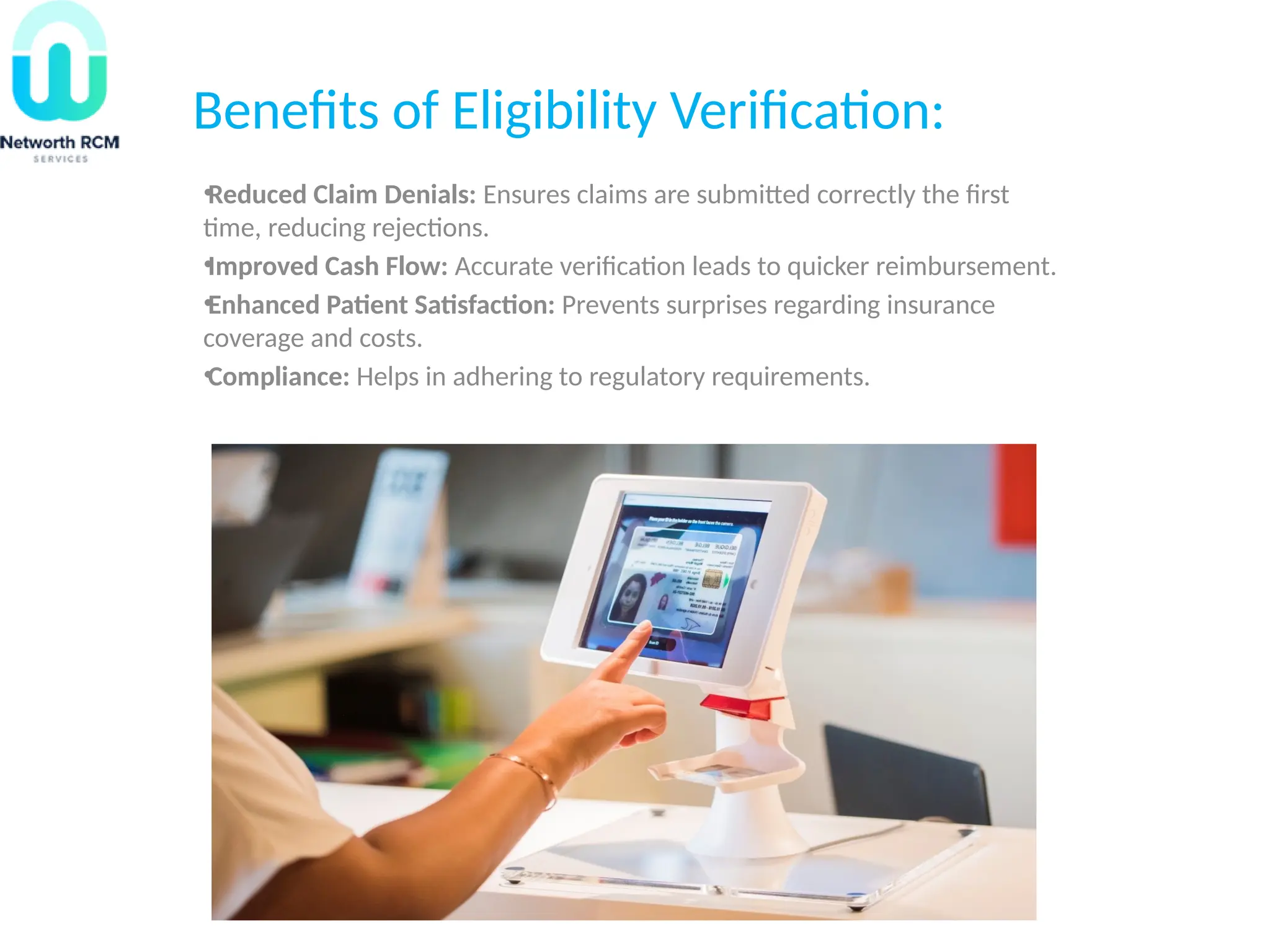 Networth RCM: Eligibility Verification Process | PPTX