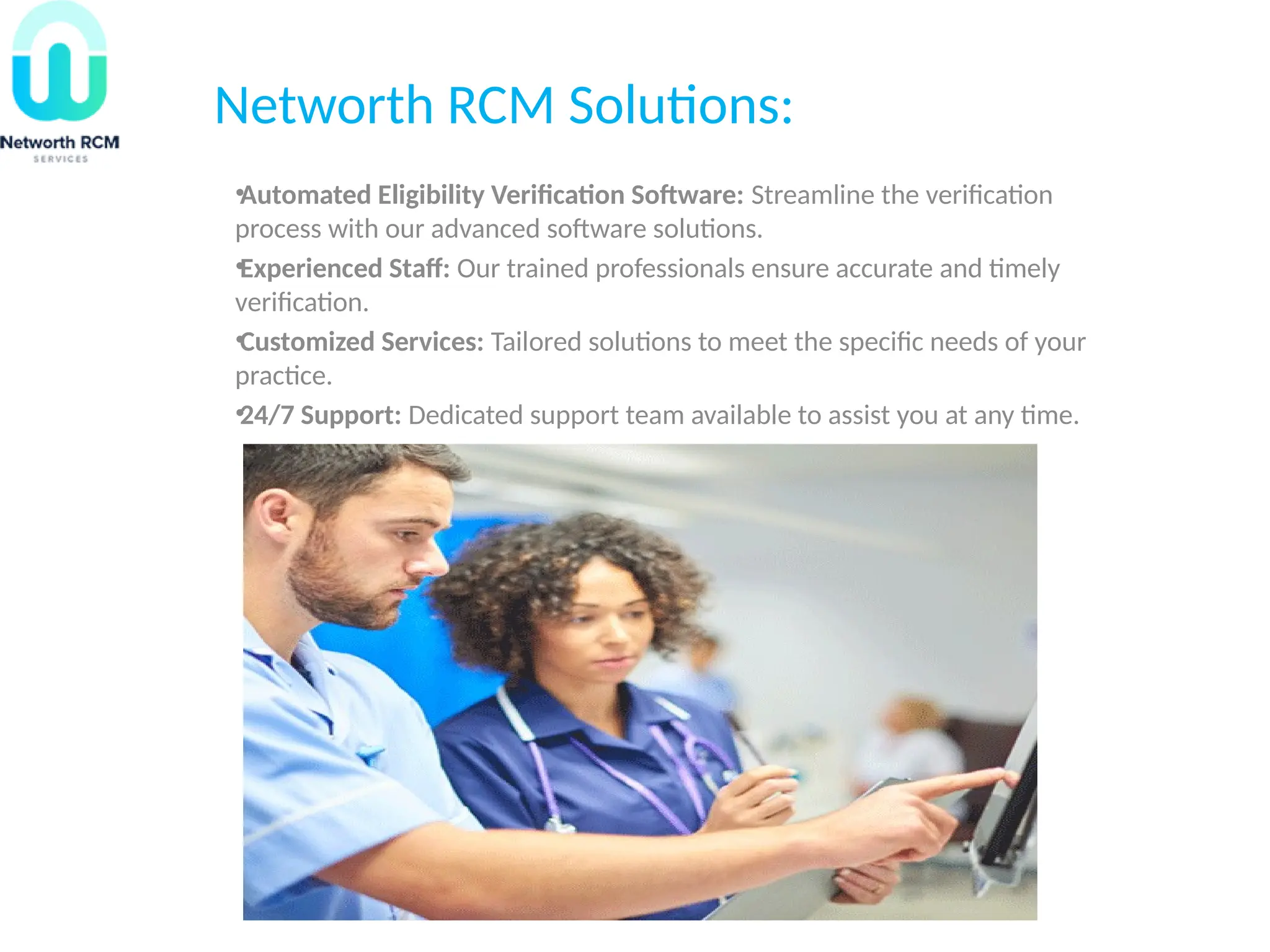 Networth RCM: Eligibility Verification Process | PPTX