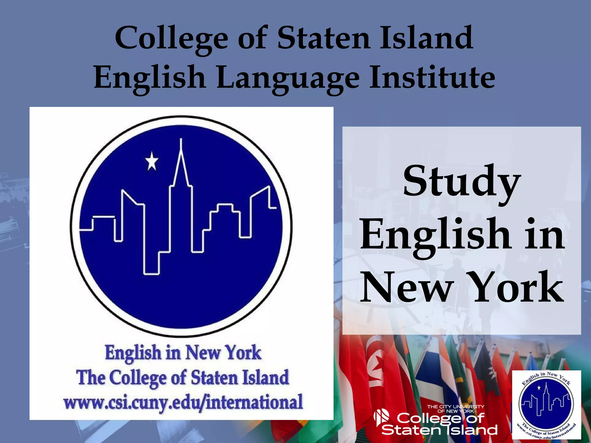 Idioms in English 3 - Study English in New York | PPT