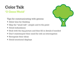 Eliii true colors communication | PPT