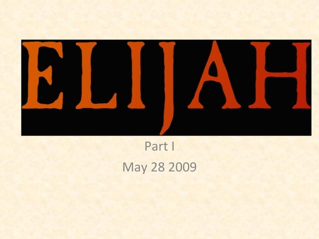 Elijah | PPT