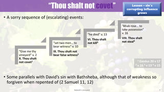 Elijah - Naboths vineyard (1 Kings 21) | PPTX