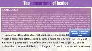 Elijah - Naboths vineyard (1 Kings 21) | PPTX