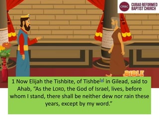 Elijah fed by the ravens | PPTX