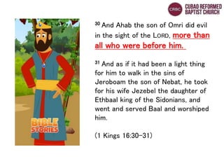 Elijah fed by the ravens | PPTX