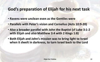 Elijah the tishbite (1 kings 17) | PPTX