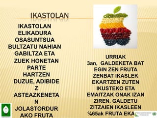 Elikaduraren mundu eguna | PPTX