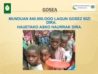 Elikaduraren mundu eguna | PPTX