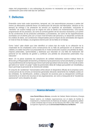 Eliminación del desperdicio Calidad | PDF