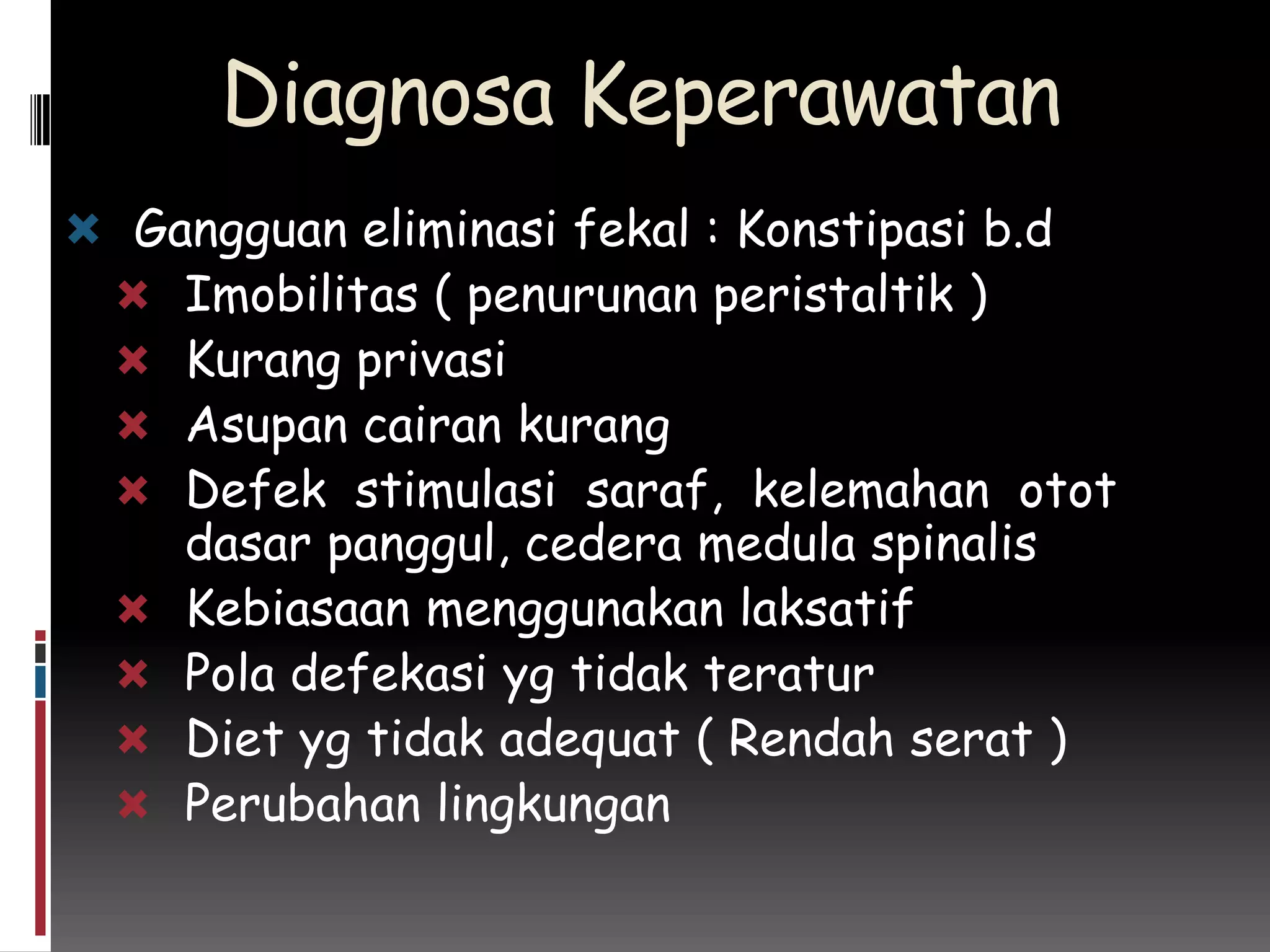 Eliminasi alvi (bab) | PPT