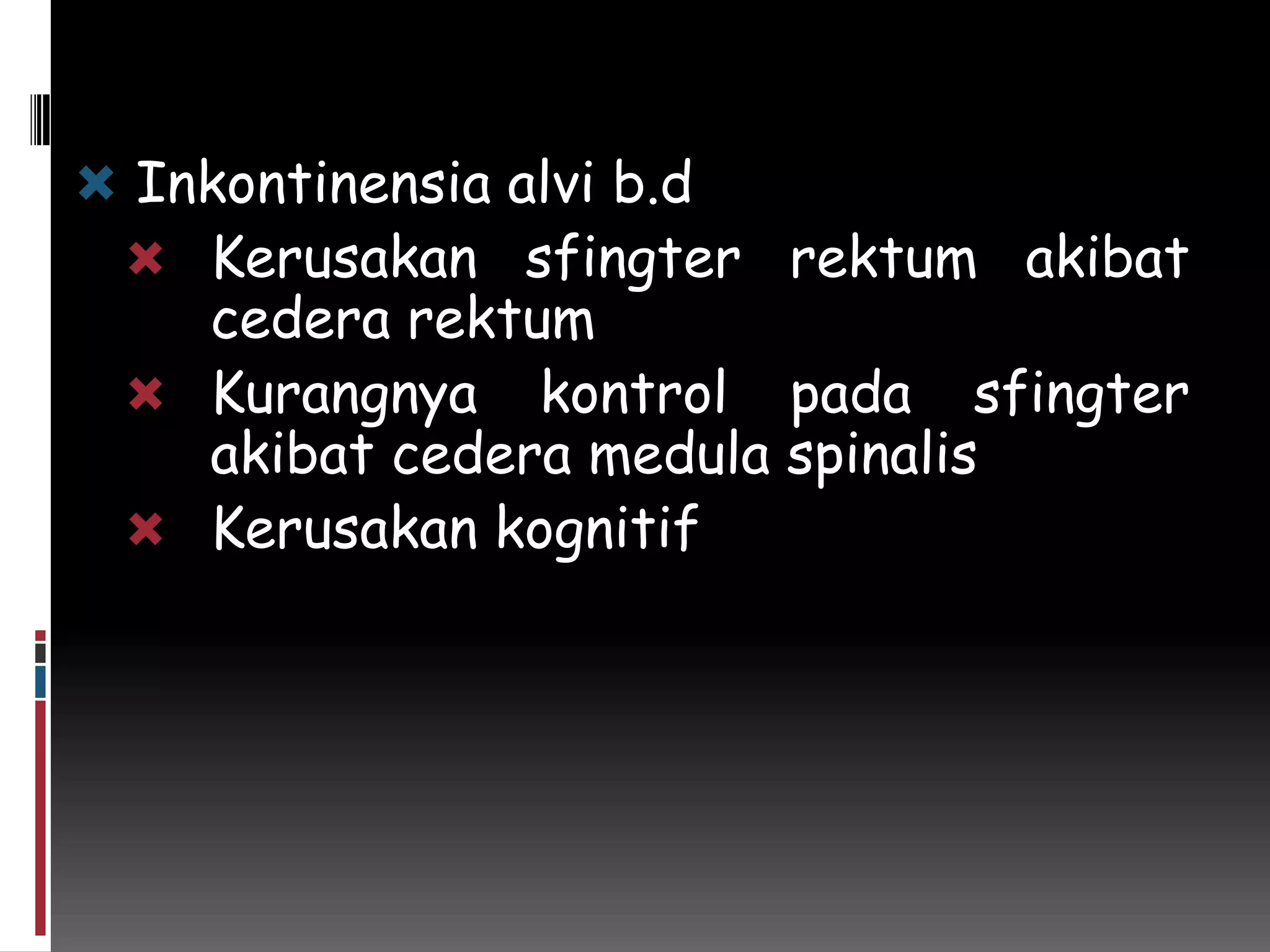 Eliminasi alvi (bab) | PPT