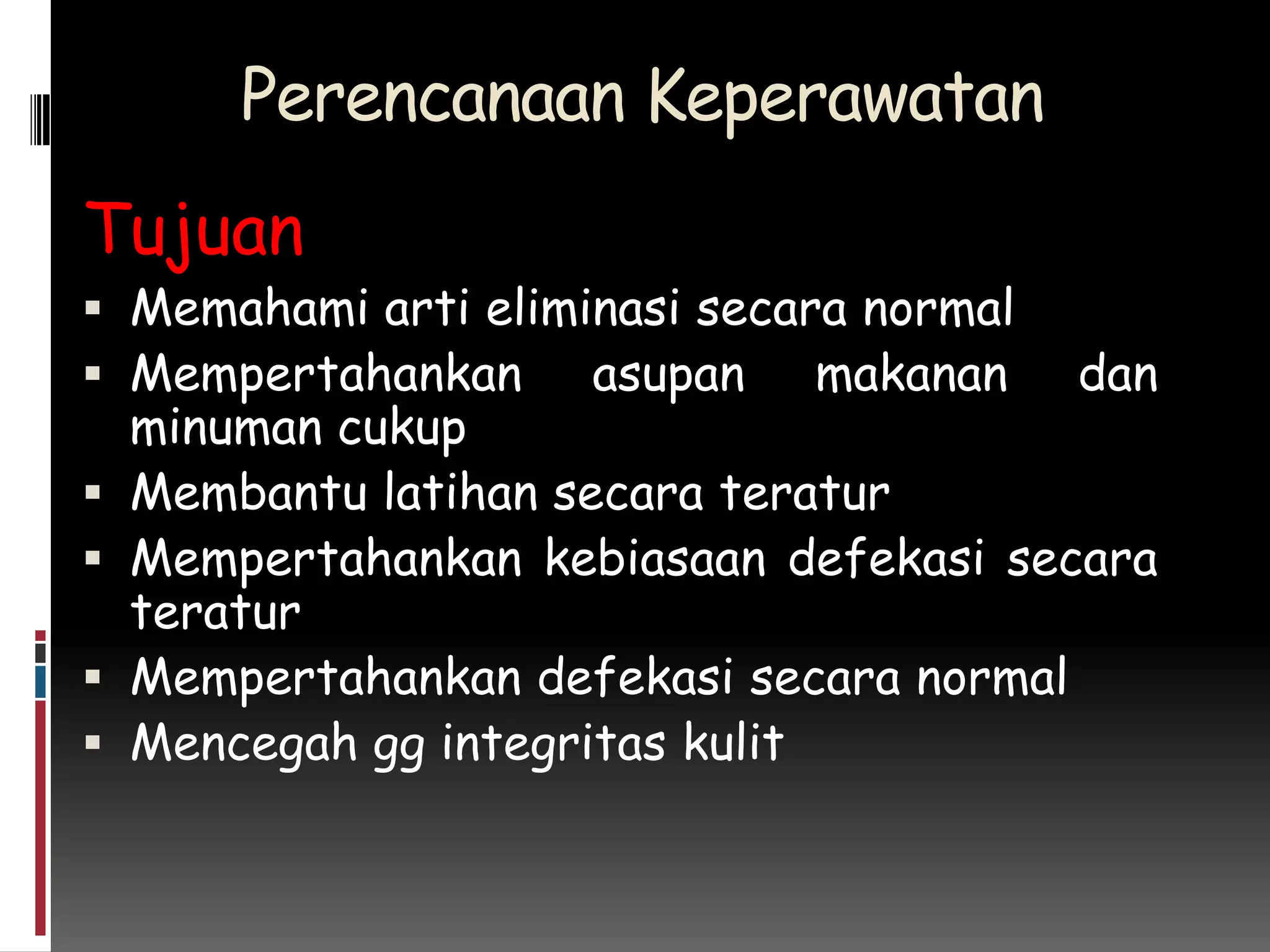 Eliminasi alvi (bab) | PPT