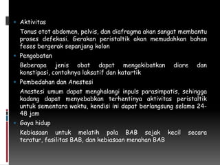 Eliminasi alvi (bab) | PPT