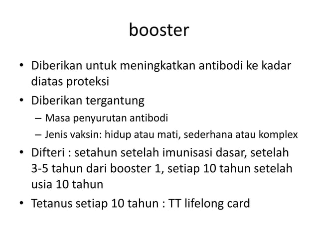 Eliminasi penyakit PD3I, imunisasi dasar dan booster - Copy.ppt