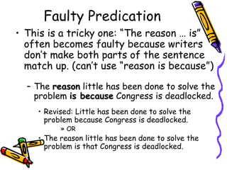 Eliminating shifts and mixed constructions | PPT