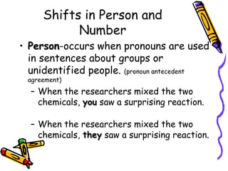 Eliminating shifts and mixed constructions | PPT