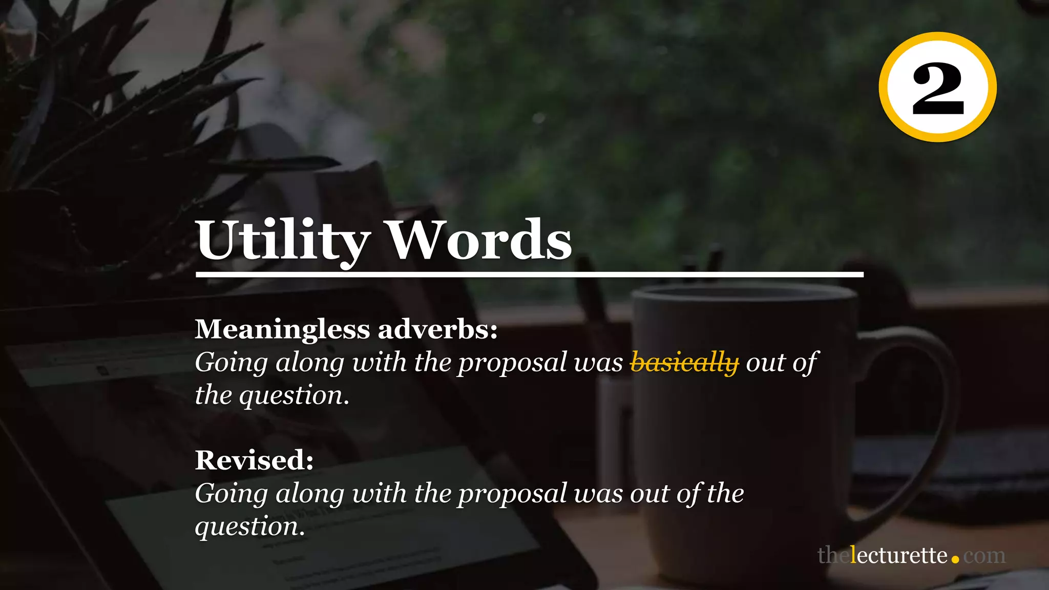 Eliminating wordiness | PPTX