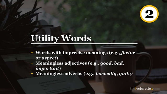 Eliminating wordiness | PPTX