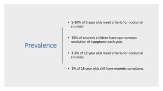 Elimination disorders in children | PPTX