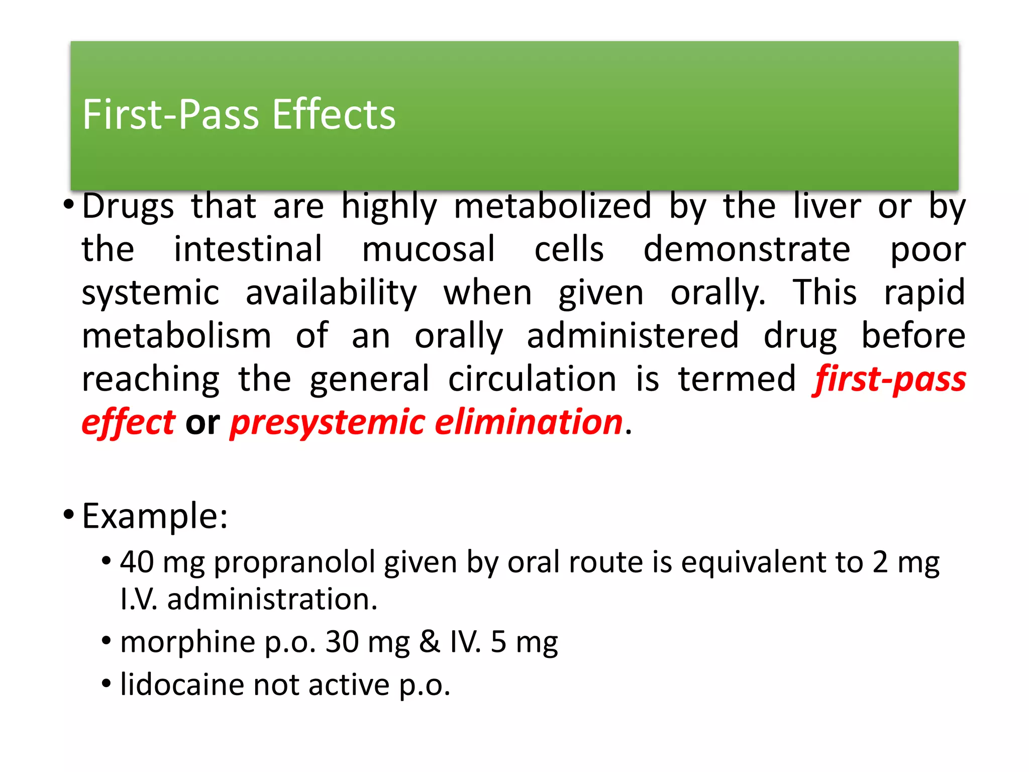 Pharmacokinetics / Biopharmaceutics - Drug Elimination | PDF