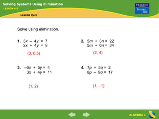 Elimination 6.3 lq | PPT