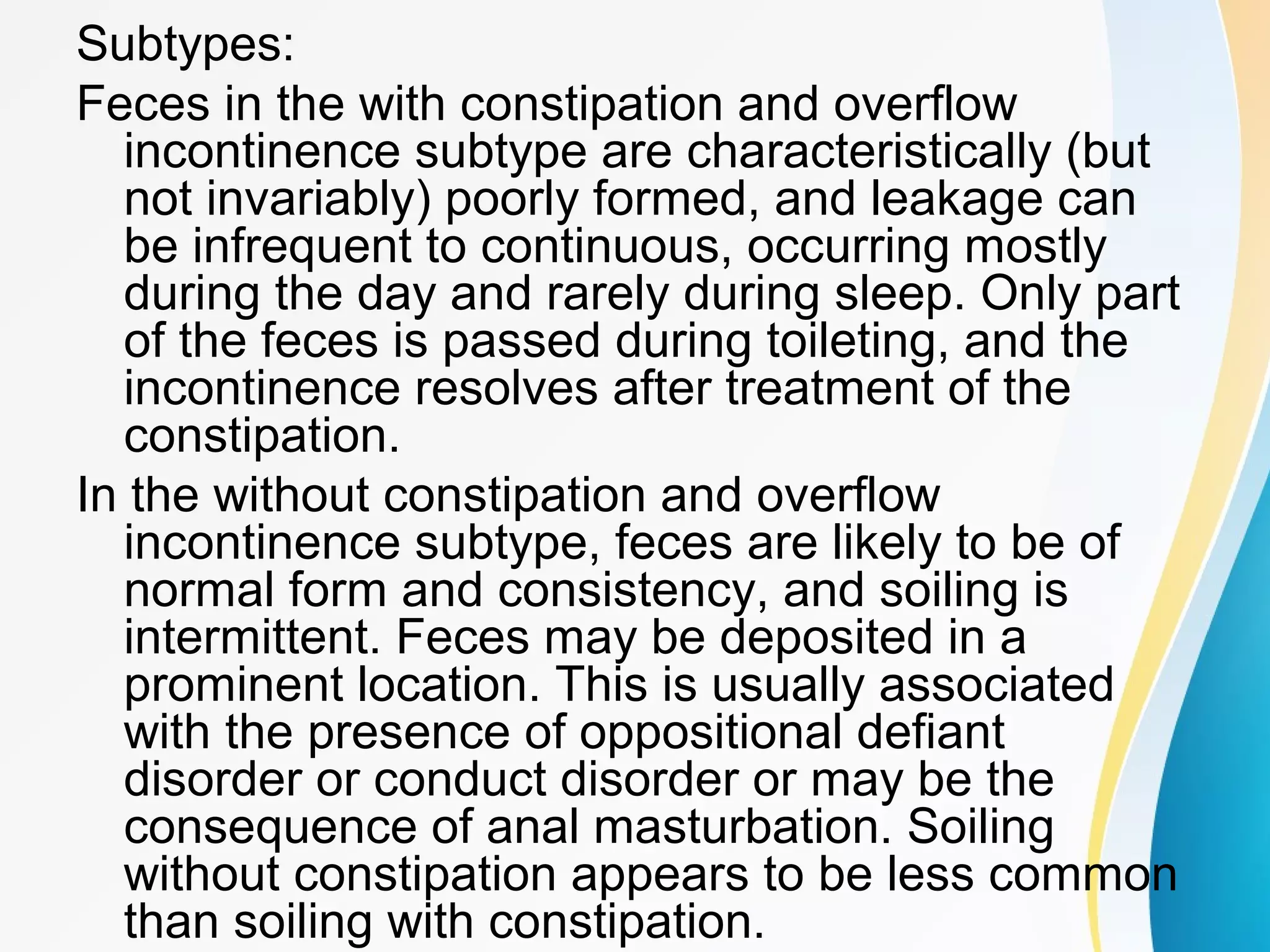 Elimination disorder - dsm V | PPT